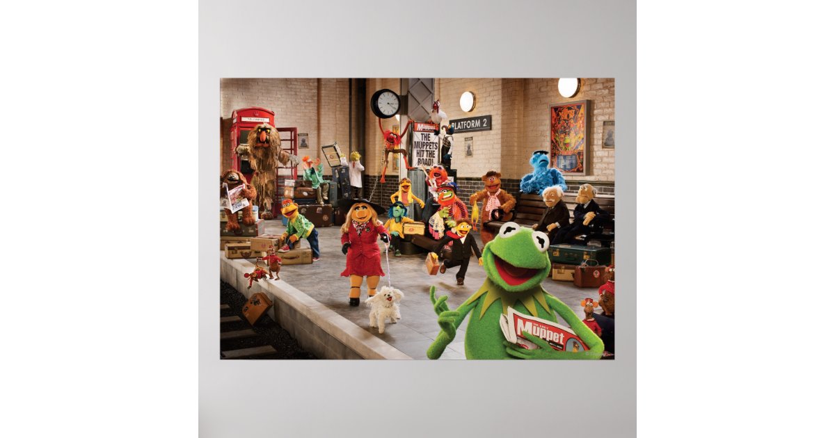 The Muppets Most Wanted | Kermit in Front Poster | Zazzle