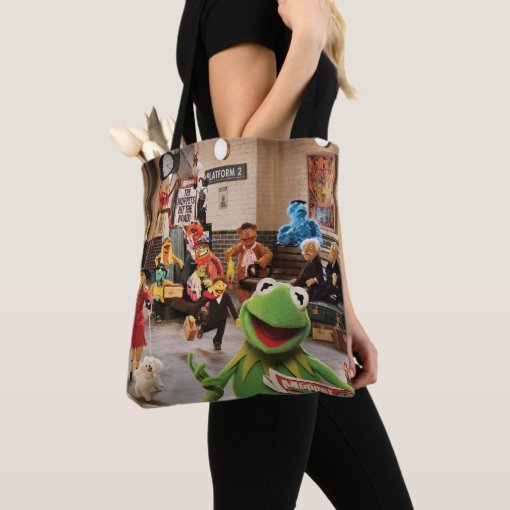The Muppets Most Wanted | Kermit in Front Tote Bag | Zazzle