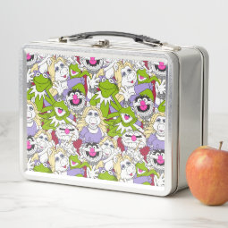 The Muppets | Oversized Pattern Metal Lunch Box | Zazzle
