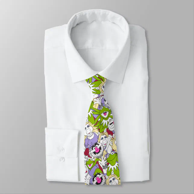 The Muppets | Oversized Pattern Neck Tie | Zazzle