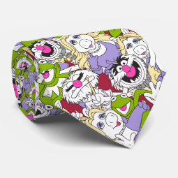 The Muppets | Oversized Pattern Neck Tie | Zazzle