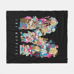 The Muppets | The Muppets Monogram Fleece Blanket | Zazzle