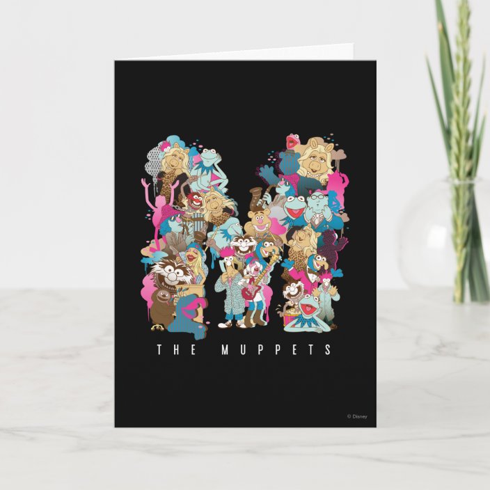 The Muppets | The Muppets Monogram Note Card | Zazzle.com