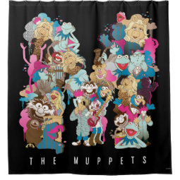 The Muppets | The Muppets Monogram Shower Curtain | Zazzle
