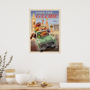 The Muppets Tour the Globe Poster | Zazzle