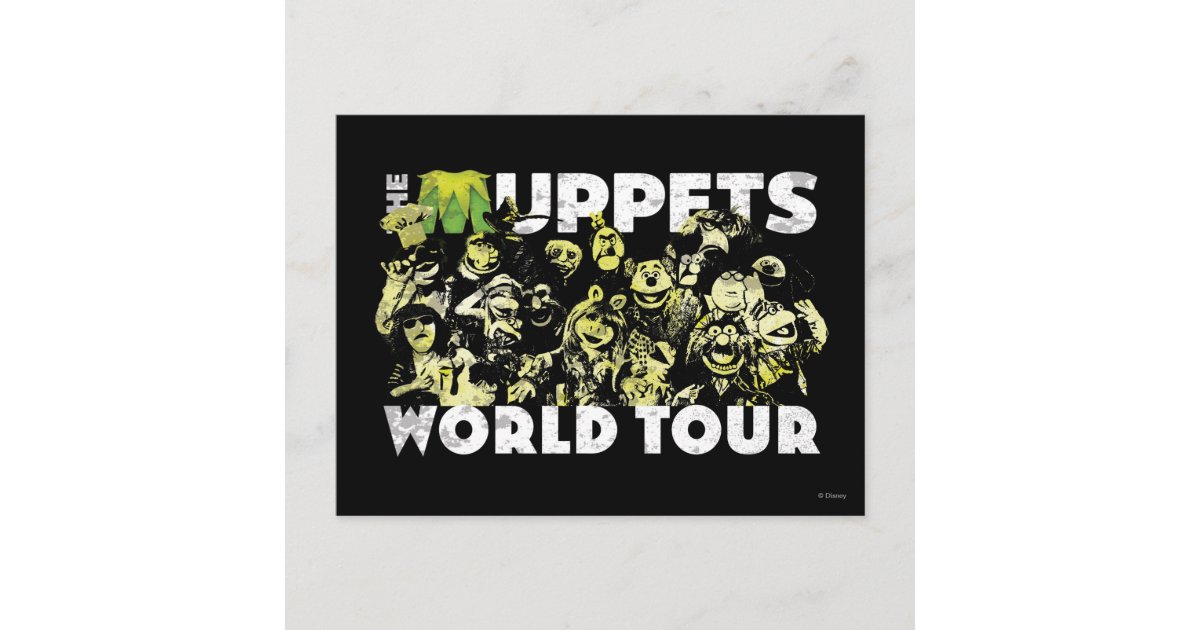 The Muppets World Tour Postcard | Zazzle