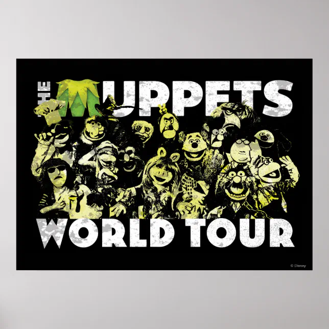 The Muppets World Tour Poster | Zazzle