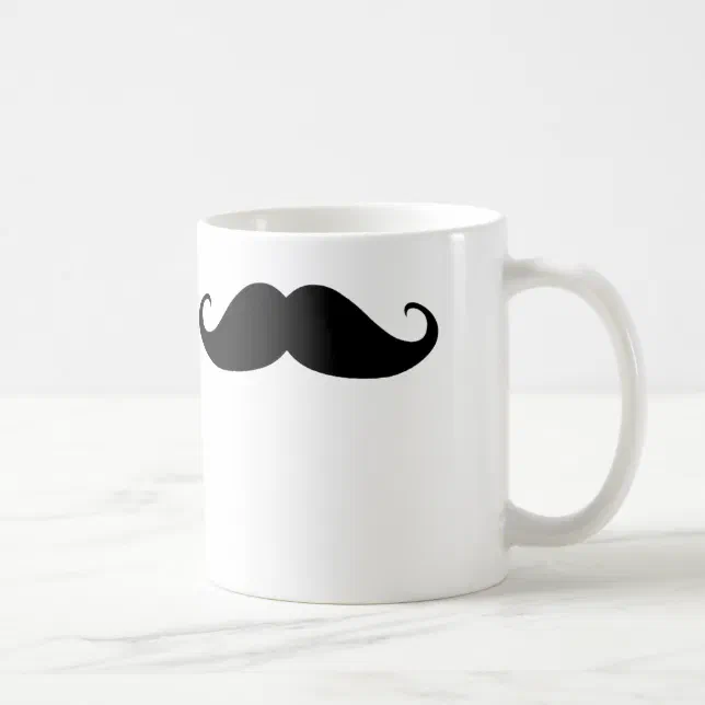 The Mustache Mug | Zazzle