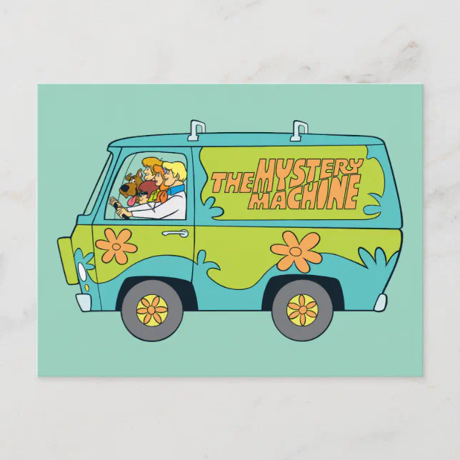The Mystery Machine Left Side Postcard | Zazzle