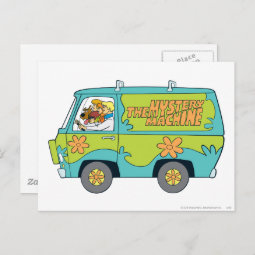 The Mystery Machine Left Side Postcard | Zazzle