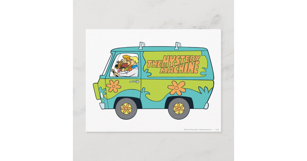 The Mystery Machine Left Side Postcard | Zazzle