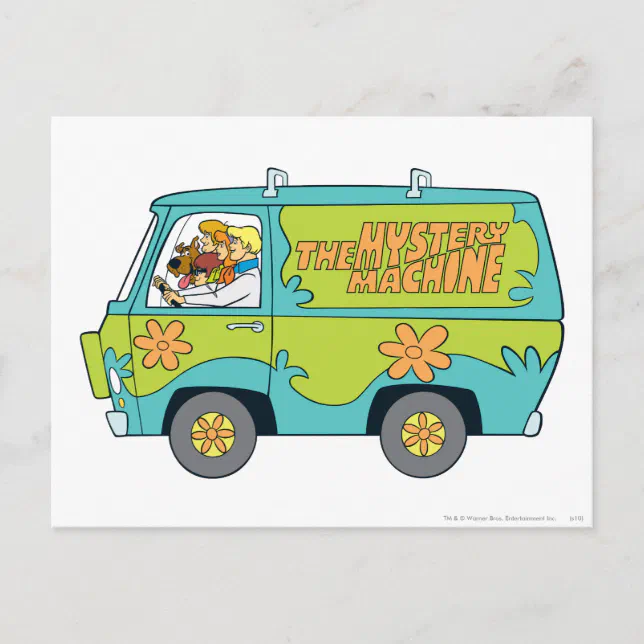 The Mystery Machine Left Side Postcard | Zazzle