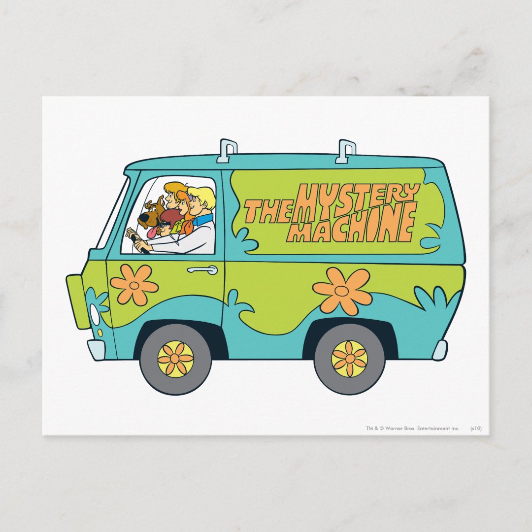 The Mystery Machine Left Side Postcard | Zazzle