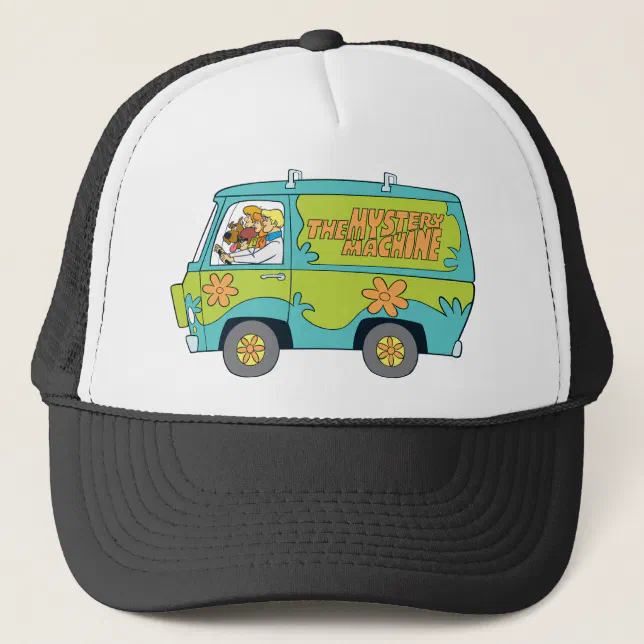 The Mystery Machine Left Side Trucker Hat | Zazzle