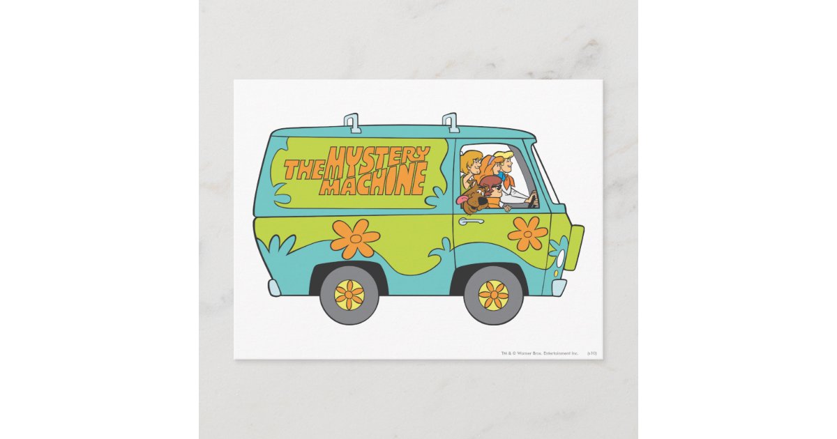 The Mystery Machine Right Side Postcard | Zazzle
