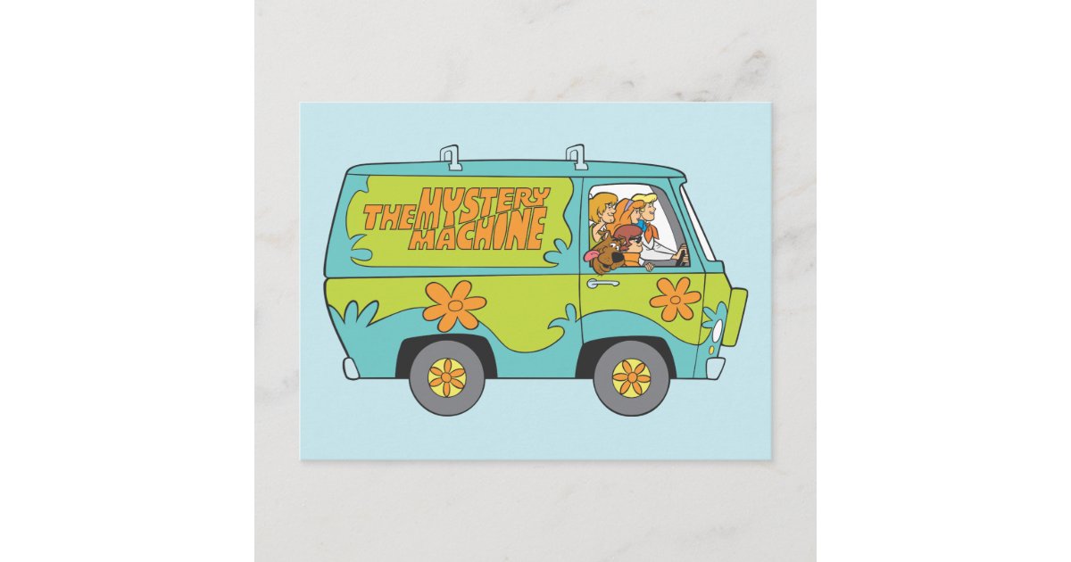 The Mystery Machine Right Side Postcard | Zazzle