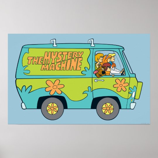 The Mystery Machine Right Side Poster | Zazzle.com