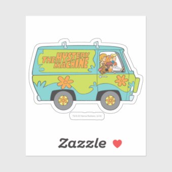 The Mystery Machine Right Side Sticker | Zazzle