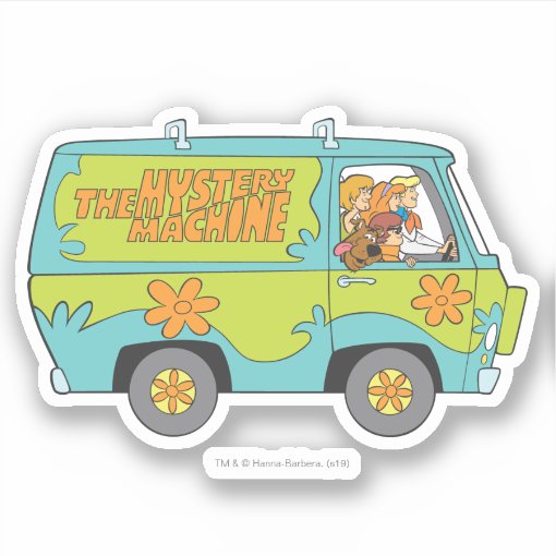 The Mystery Machine Right Side Sticker | Zazzle