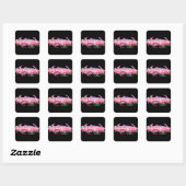 The name Elizabeth in graffiti-Sticker Square Sticker | Zazzle