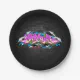The name Makayla in graffiti Paper Plates | Zazzle