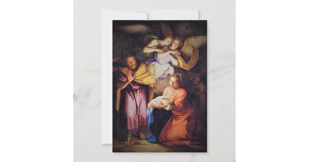 The Nativity Christmas Holiday Card | Zazzle