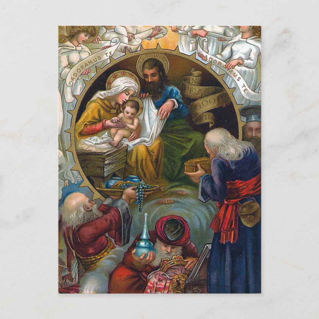 "The Nativity" Postcard | Zazzle