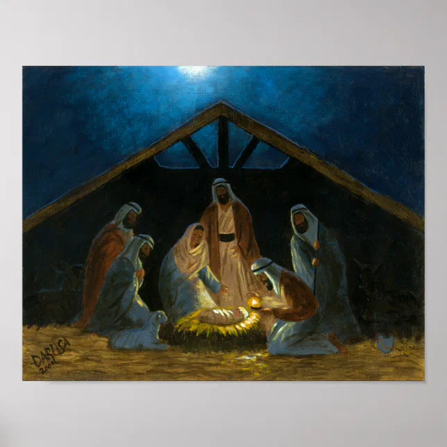 The Nativity Poster | Zazzle