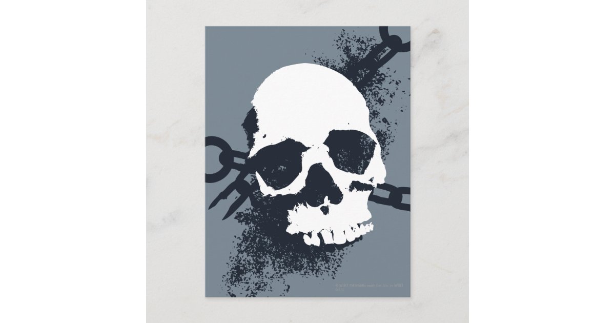 The Necromancer Skull Symbol Postcard | Zazzle