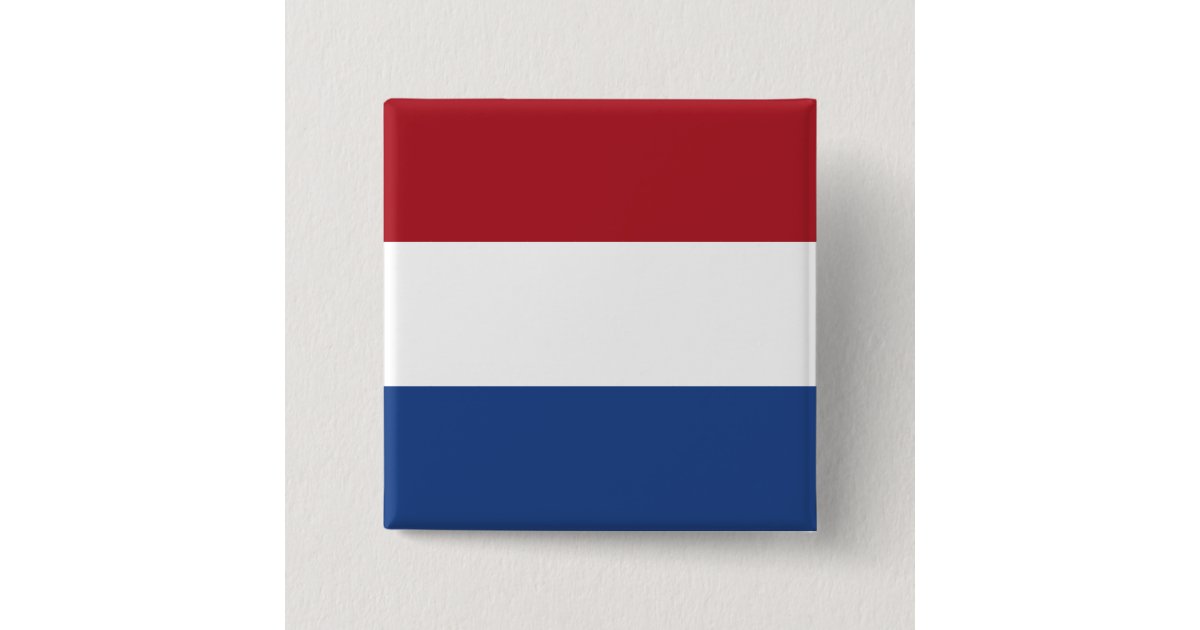 The Netherlands (Dutch) Flag Button | Zazzle