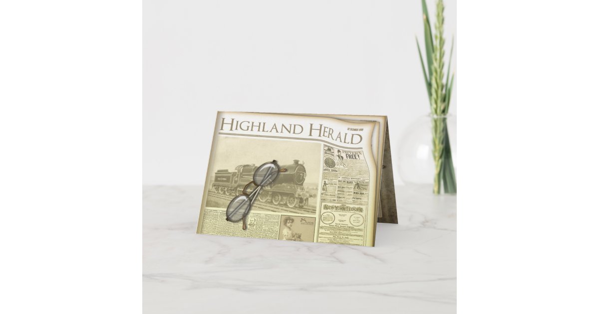 The Newspaper Greetings and Note Cards | Zazzle