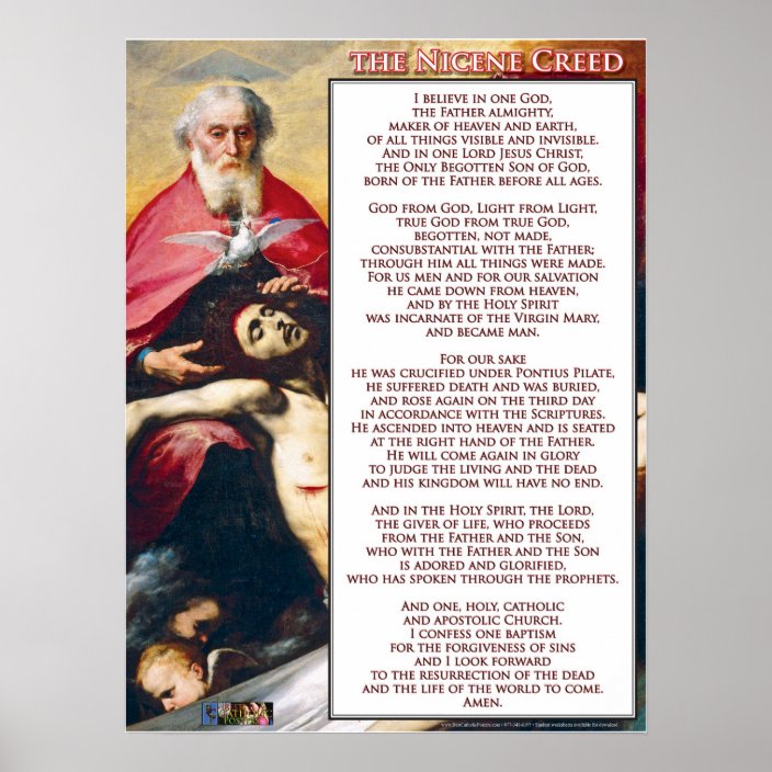 The Nicene Creed Poster | Zazzle.com