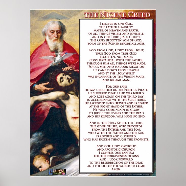 The Nicene Creed Poster | Zazzle