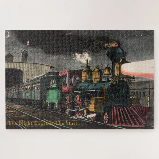 The Night Express Large Puzzle | Zazzle