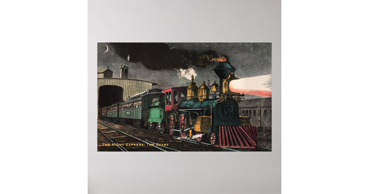 The Night Express Poster | Zazzle