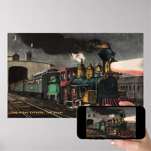 The Night Express Poster | Zazzle