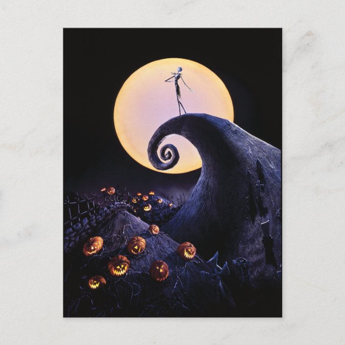 The Nightmare Before Christmas Holiday Postcard | Zazzle.com