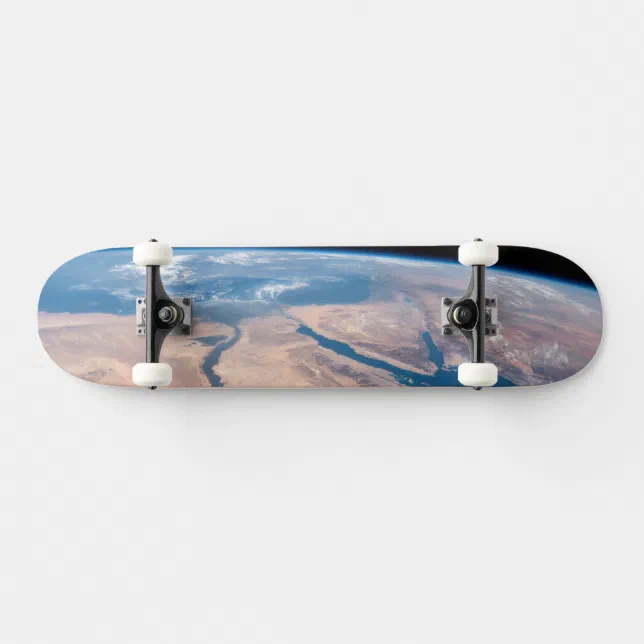 The Nile River, Red Sea And Mediterranean Sea. Skateboard | Zazzle