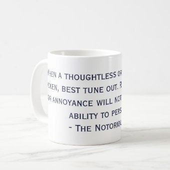 The Notorious RBG Quote Mug | Zazzle