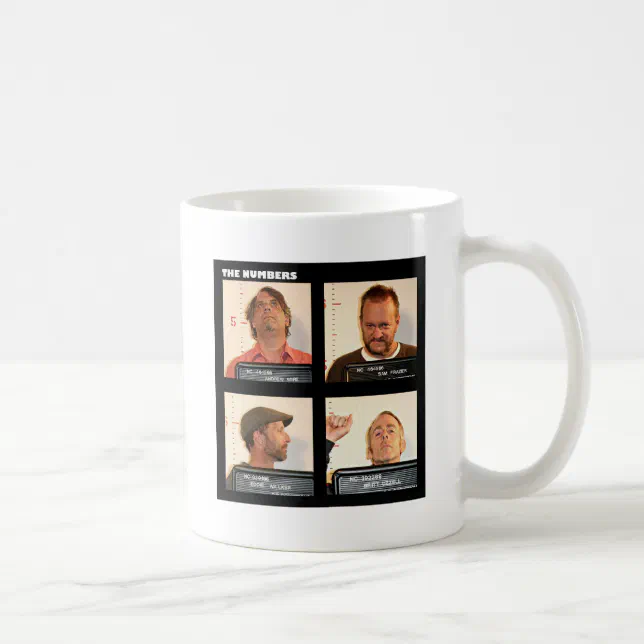 the numbers mugshot coffee mug | Zazzle
