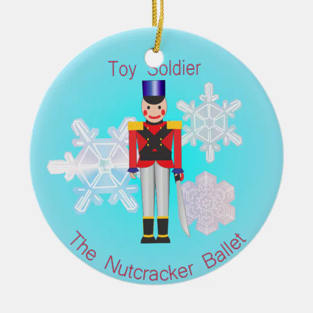 The Nutcracker - Toy Soldier Ceramic Ornament | Zazzle