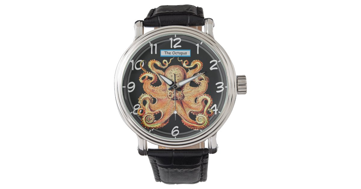 The Octopus Themed Watch | Zazzle