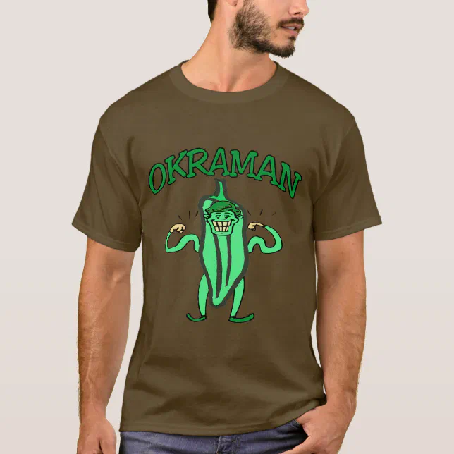 The Okra Man T-Shirt | Zazzle
