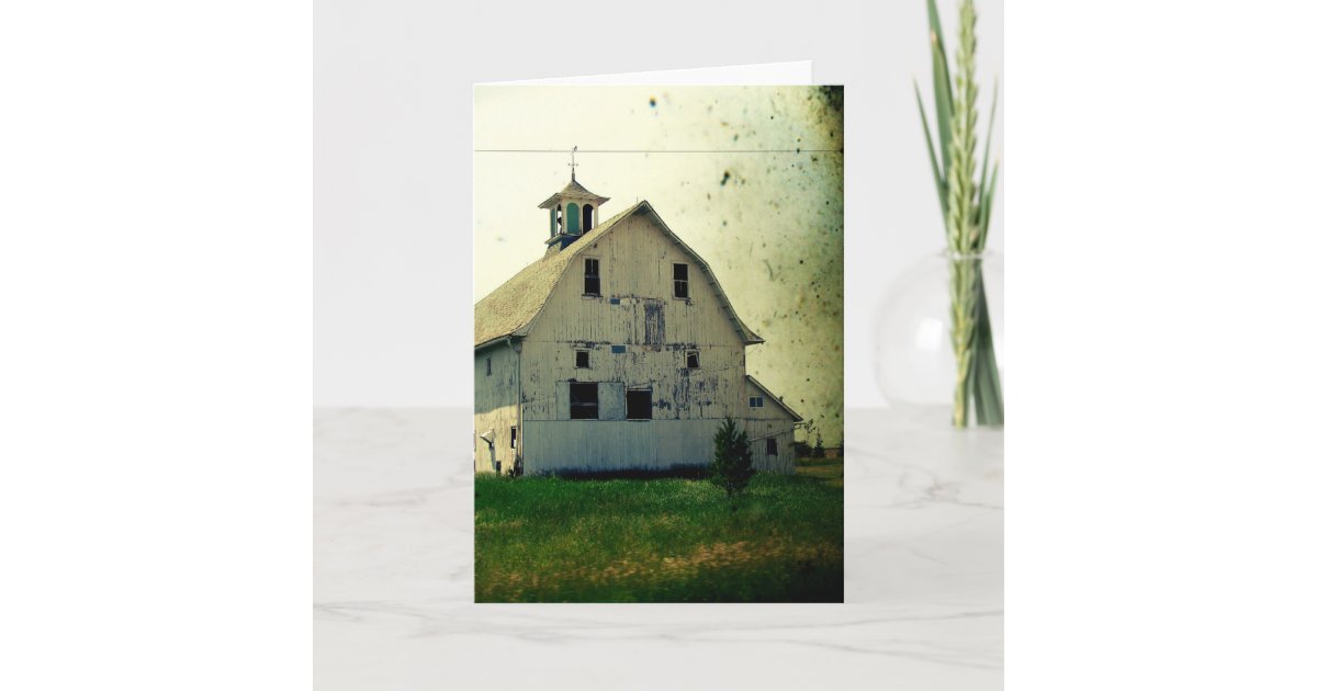 The Old Barn Card | Zazzle