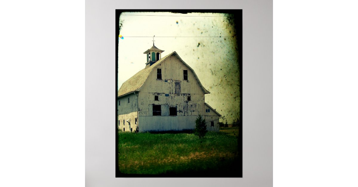 The Old Barn Poster | Zazzle