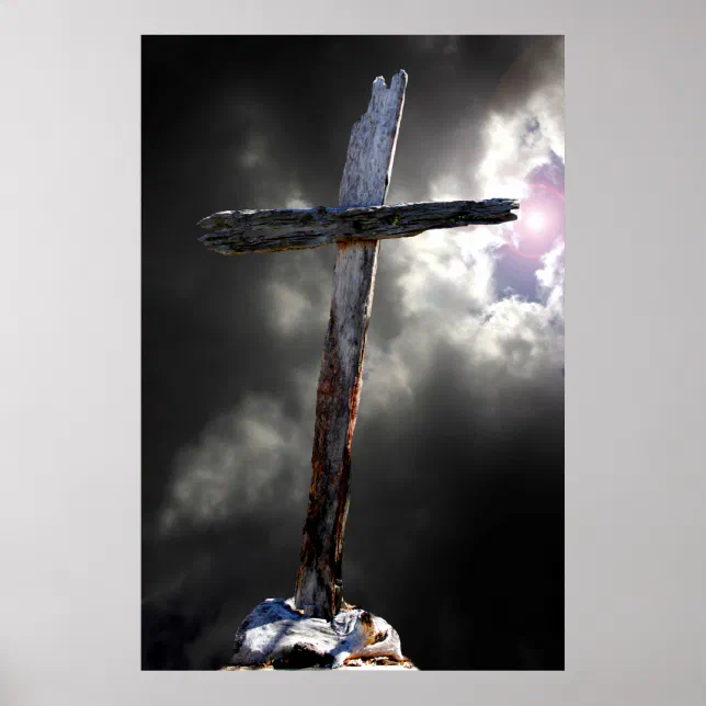 The Old Rugged Cross Poster | Zazzle