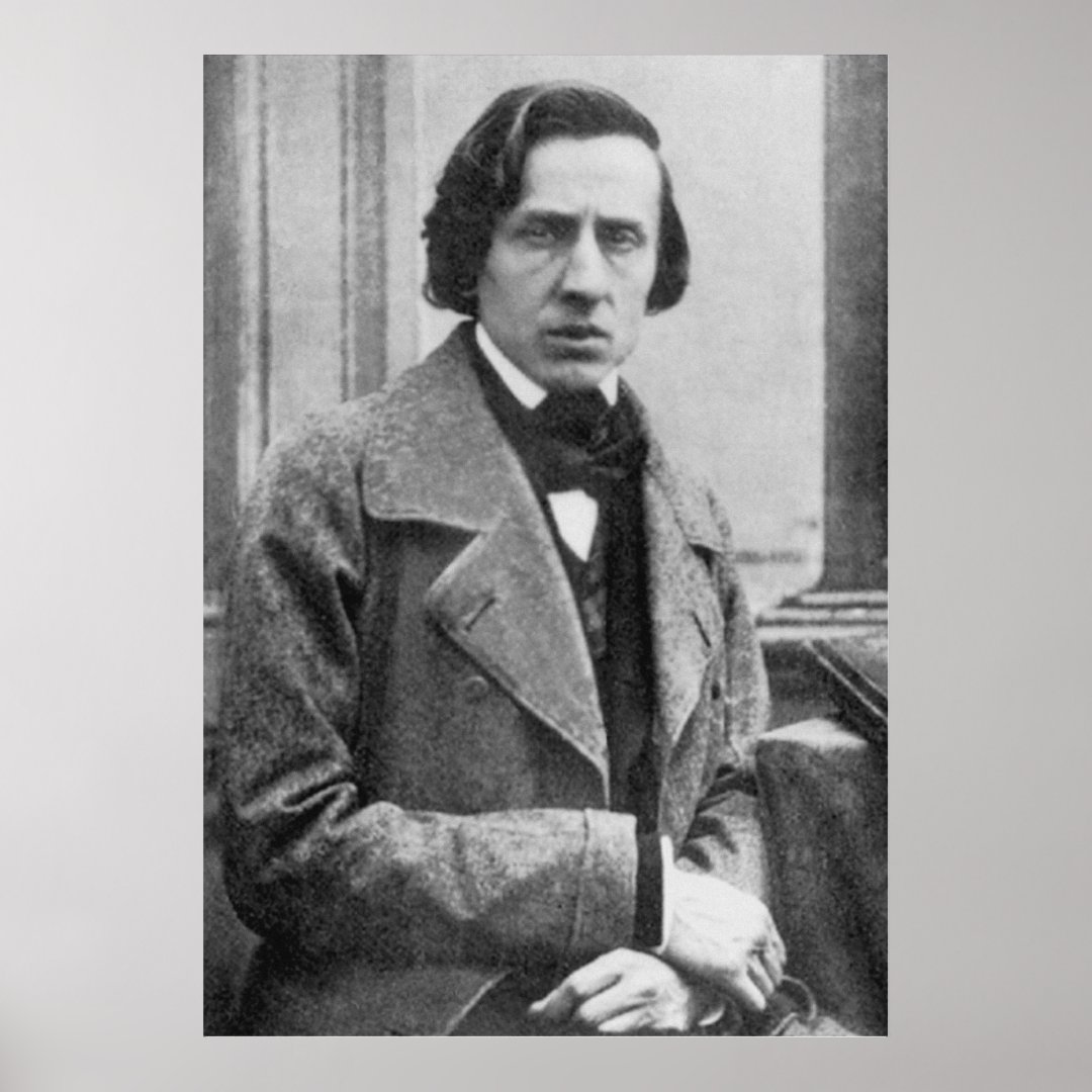 The Only Known Photograph of Frederic Chopin Poster | Zazzle