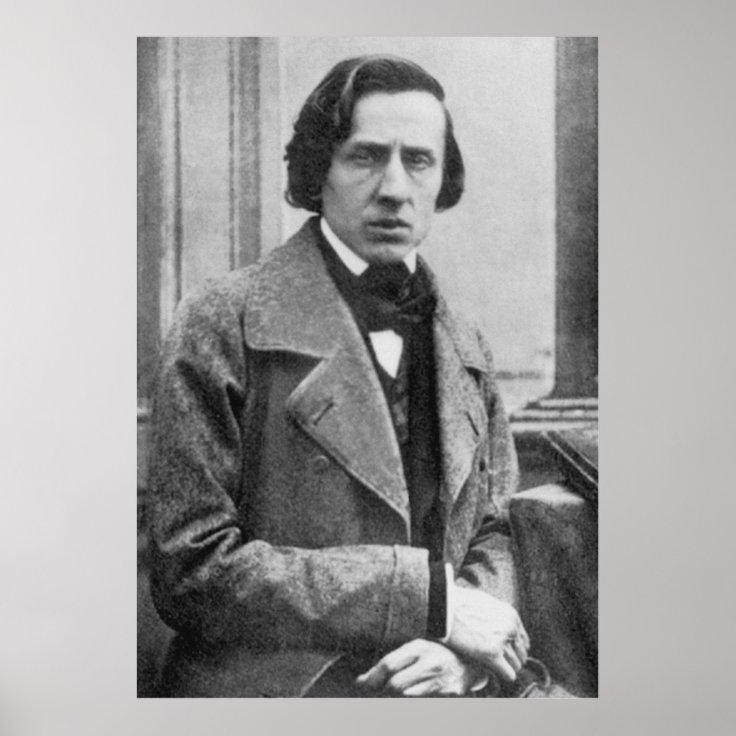 The Only Known Photograph of Frederic Chopin Poster | Zazzle