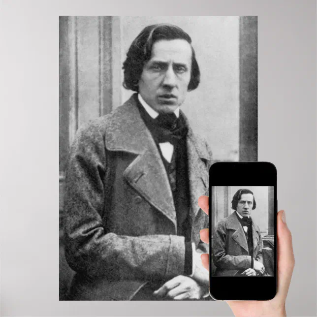 The Only Known Photograph of Frederic Chopin Poster | Zazzle