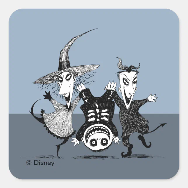 The Oogie Boogie Boys Square Sticker | Zazzle